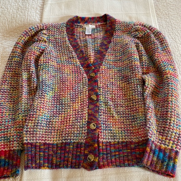 English Factory | Sweaters | English Factory Sweater With Puffed Sleeve ...